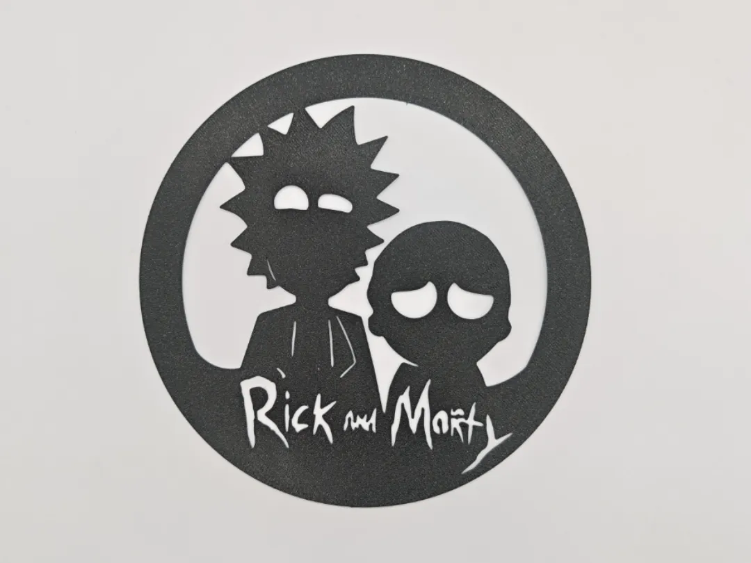 Rick and Morty Wall Art - Free 3D Print Model - MakerWorld