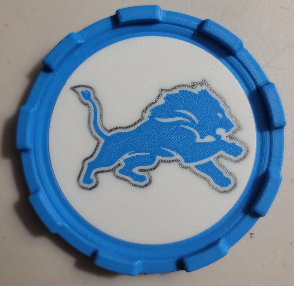 COASTER MASTER INSERT - DETROIT LIONS by mercadogarzas - MakerWorld