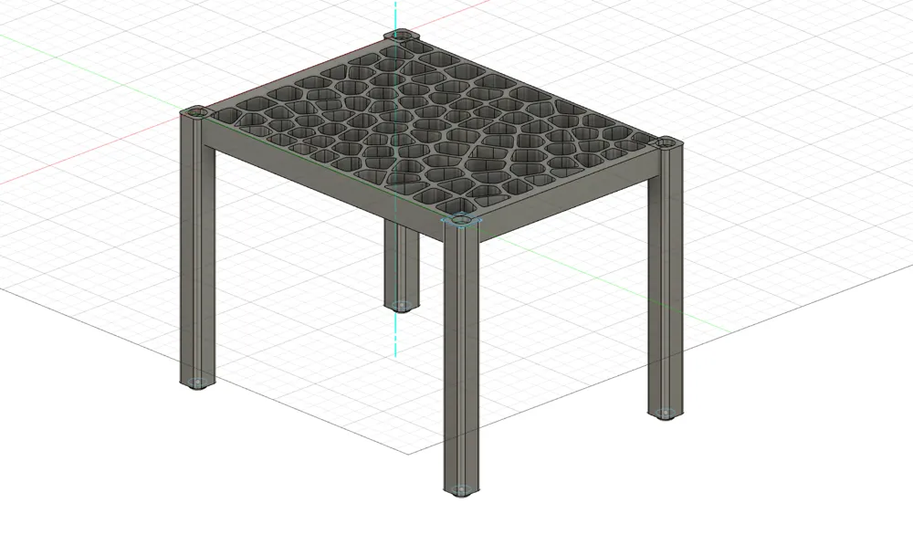 Kitchen divider (Stackable) / Voronoi table by 7th Studio - MakerWorld