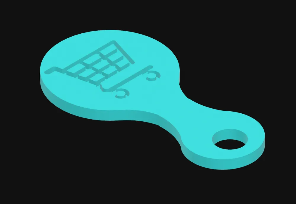 Shopping Cart Key by Andre4 - MakerWorld