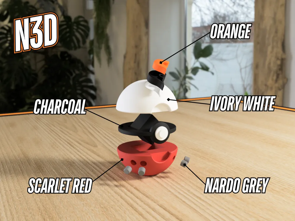 Team Flare Ball - Free 3D Print Model - MakerWorld