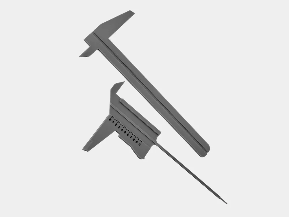 V2 3D Printed Caliper – Now with Depth Rod Slot - Free 3D Print Model ...