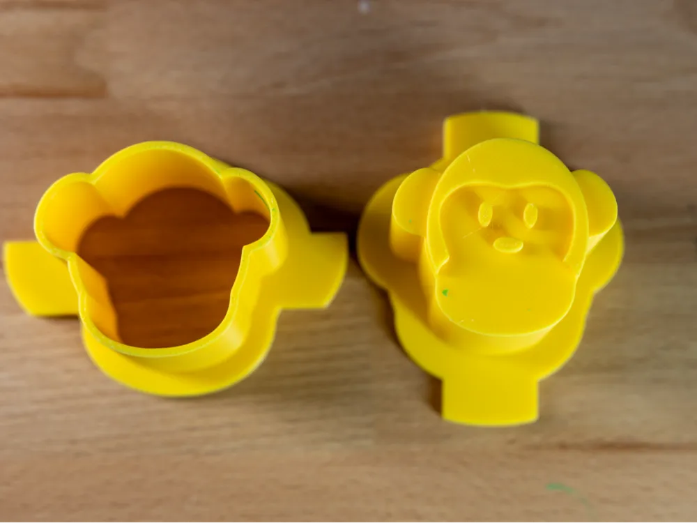 Cake Pop Disc Tool Monkey Face - Free 3D Print Model - MakerWorld