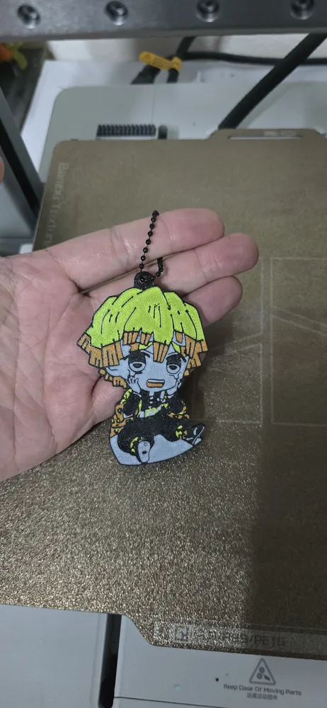 Zenitsu 1 keychain by Anthox3D MakerWorld: Download Free 3D Models