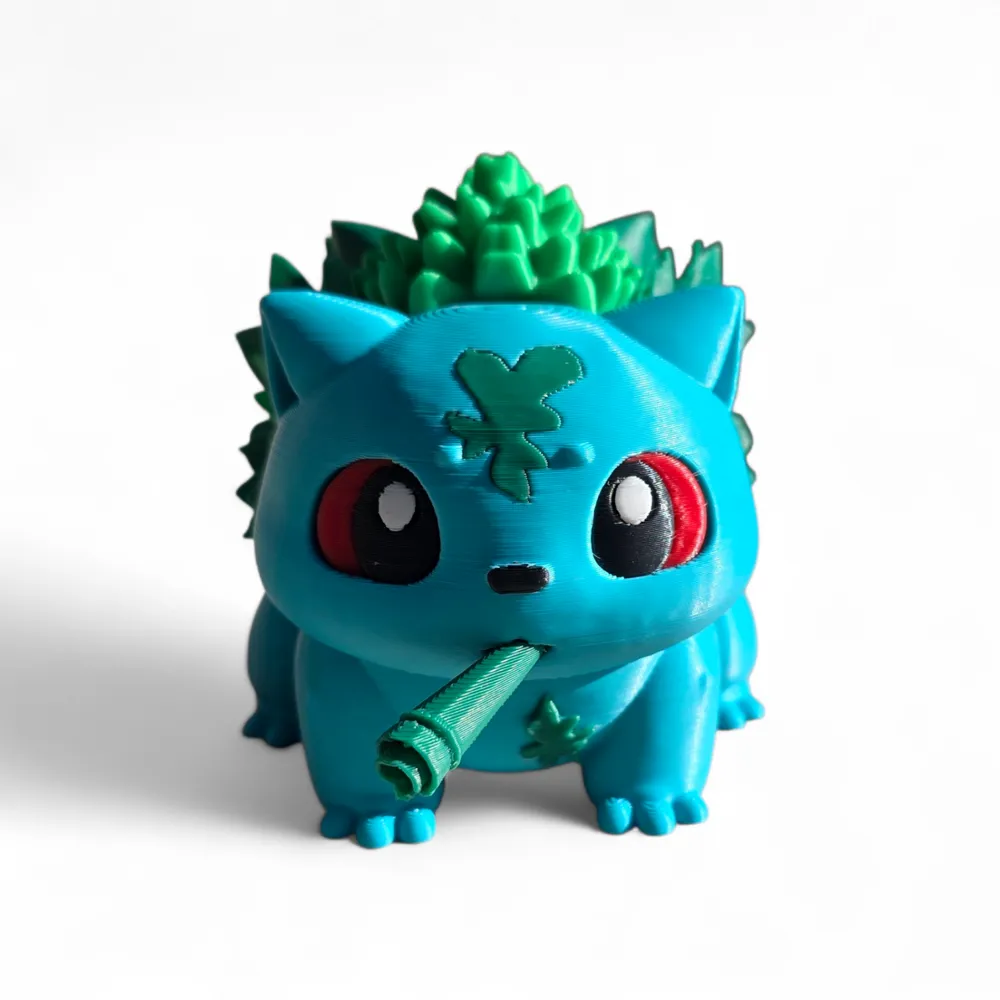Weedasaur #001 – Pokémon Parody (Drugèmon Series) - Free 3D Print Model ...