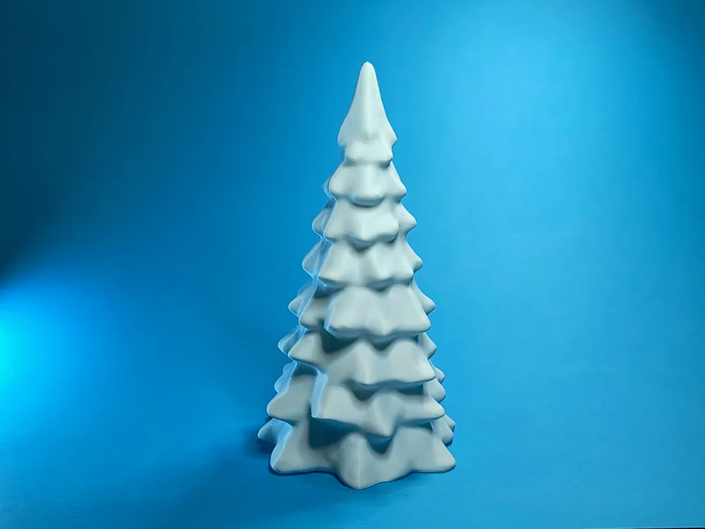Snowy Xmas Tree Light (For Tealight & RGB Puck) by JOLKA - MakerWorld