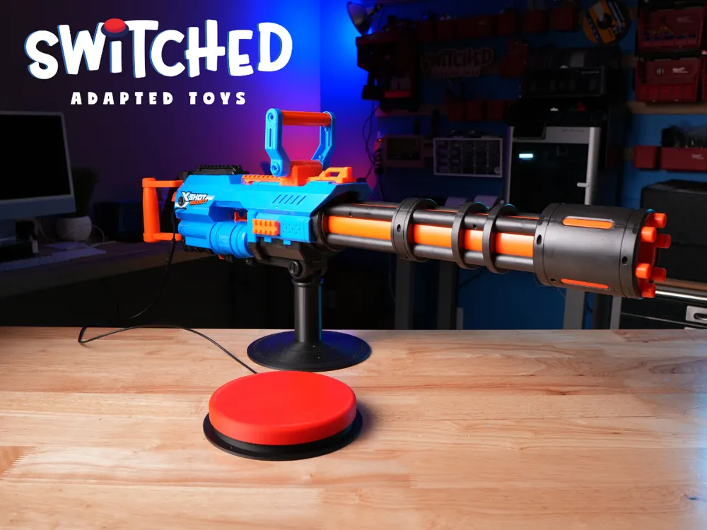 Accessibility Switch (Mega)-Switched Adapted Toys - Free 3D Print Model ...