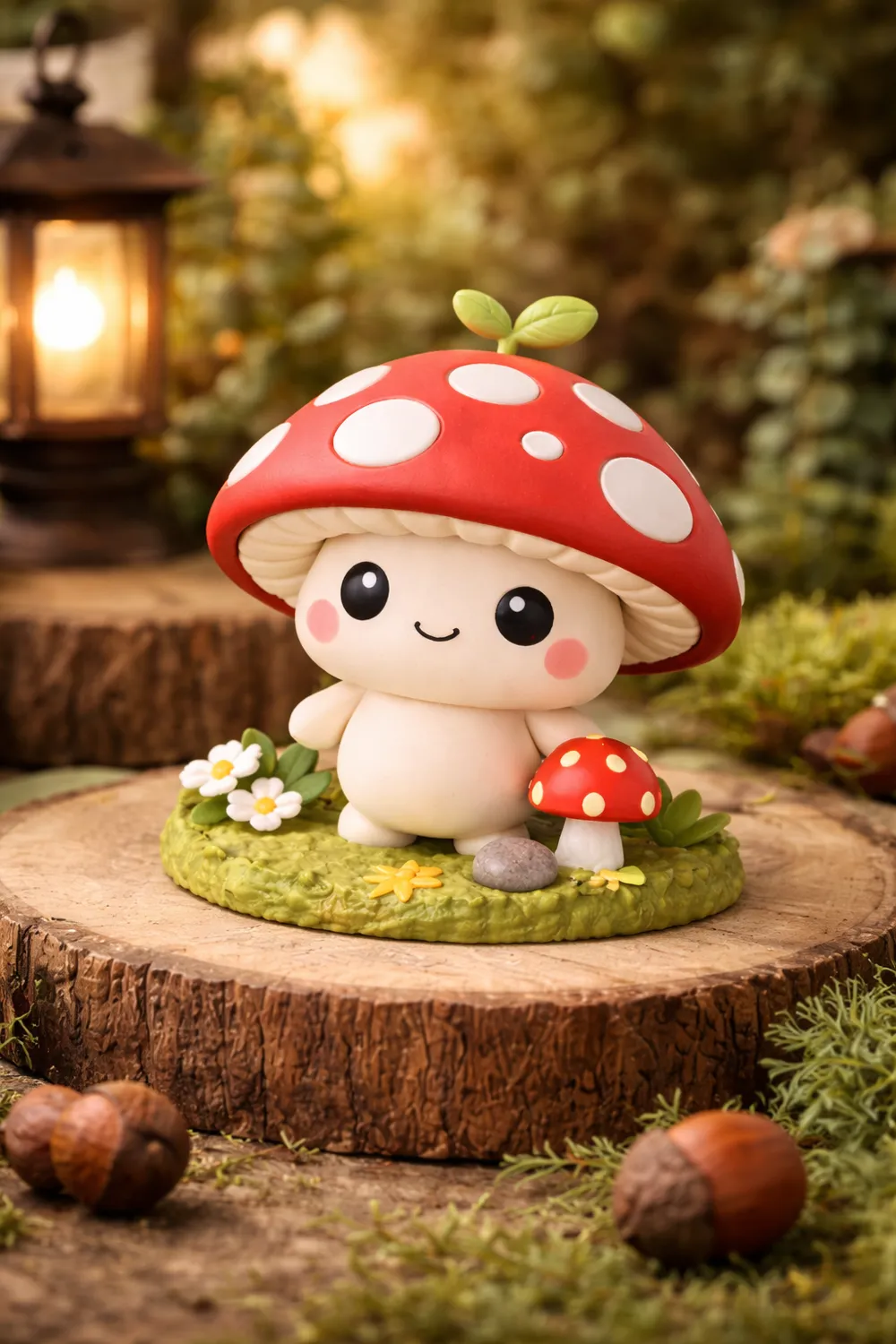 Figura de personaje de hongo adorable – Impresión 3D fácil - Modelo de ...