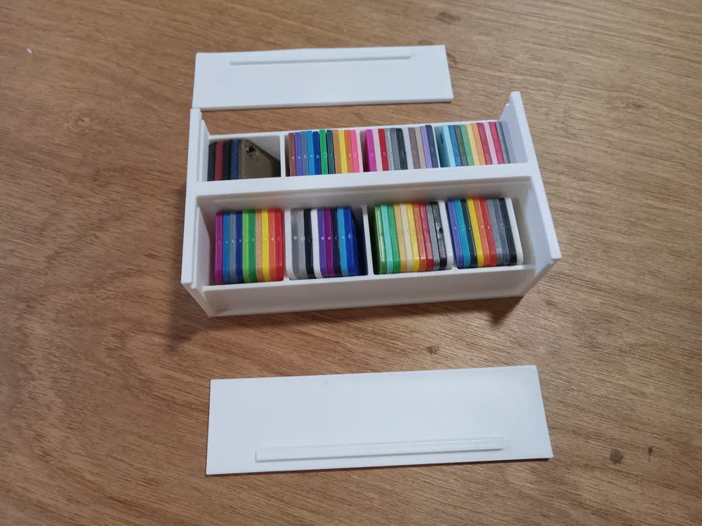 Bambu Lab Filament Swatch Holder by user_1297242648 - MakerWorld