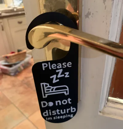 Do Not Disturb - Man Cave Sign by Jefe - MakerWorld
