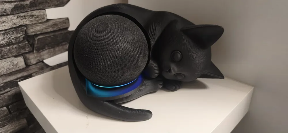 Echo Dot 5 Cat by Thomas MakerWorld: Download Free 3D Models