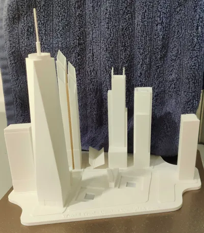 The World Trade Center Complex and Memorium - Free 3D Print Model ...