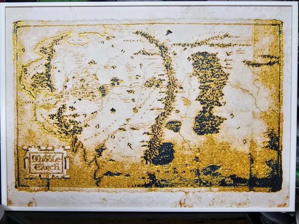Middle-Earth Map - Free 3D Print Model - MakerWorld