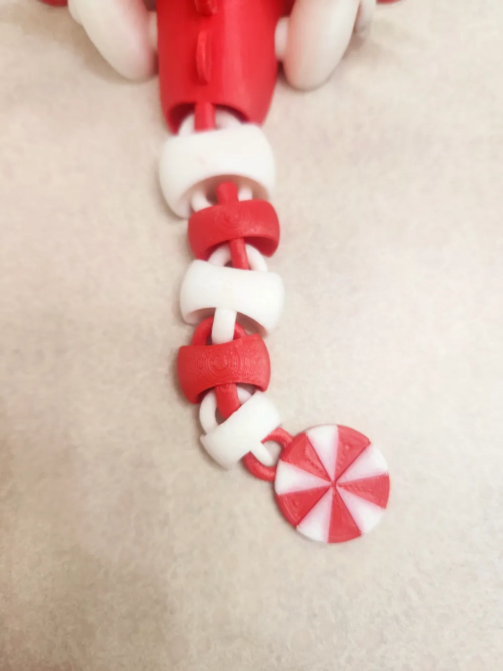 Articulated Candy Cane Dragon by C's Creations MakerWorld: Download ...