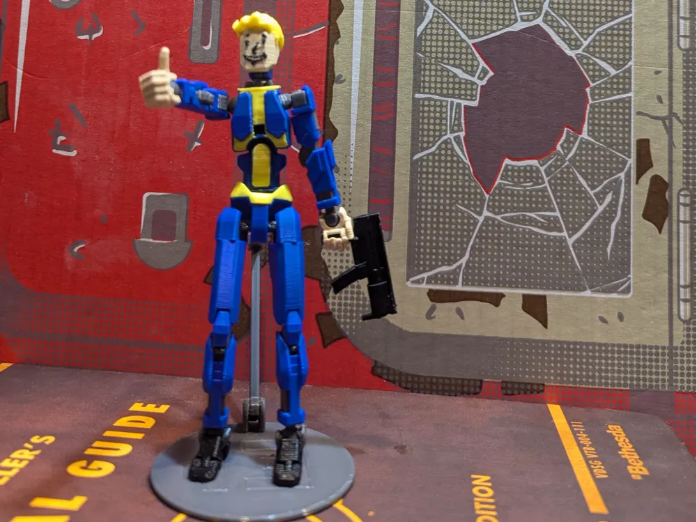 Vaultie 13 - Dummy 13 Fallout Vault Boy Variant Remixed by EyeSee3D ...