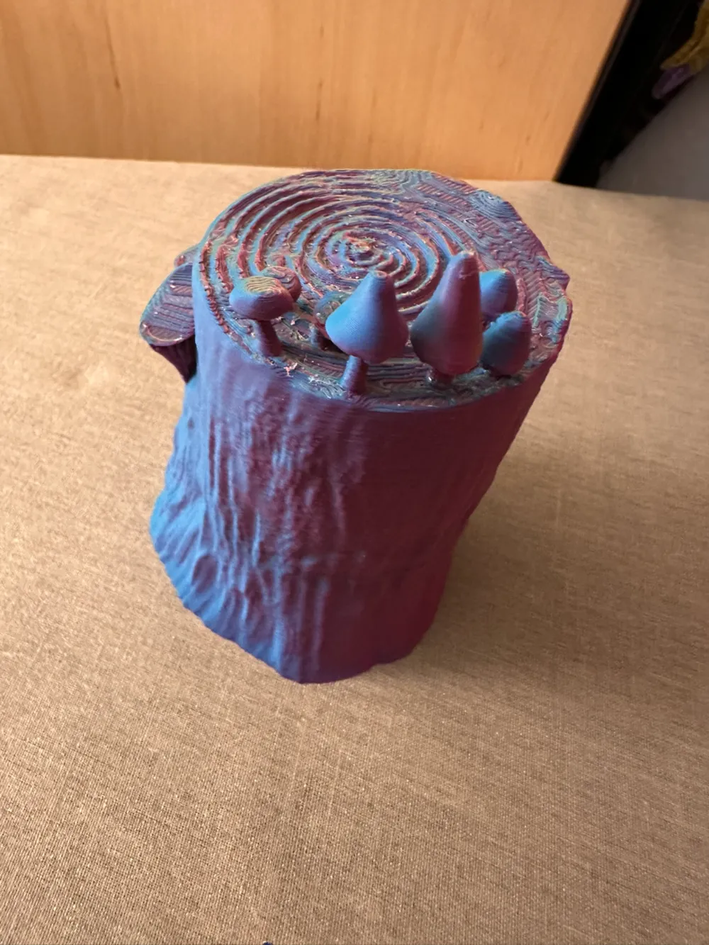 Tree Trunk Prop with Mushrooms by GocheMoche MakerWorld: Download Free ...