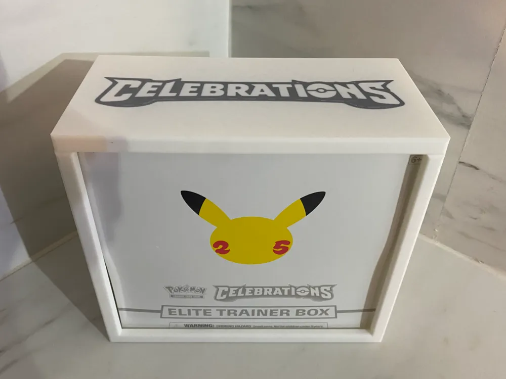Pokemon ETB Box Protector Case Celebrations 25th - Free 3D Print Model ...