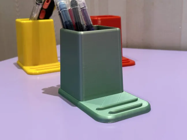 PPT Pen Holder (Phone Stand Pen Holder PPT holder) by Fourss - MakerWorld