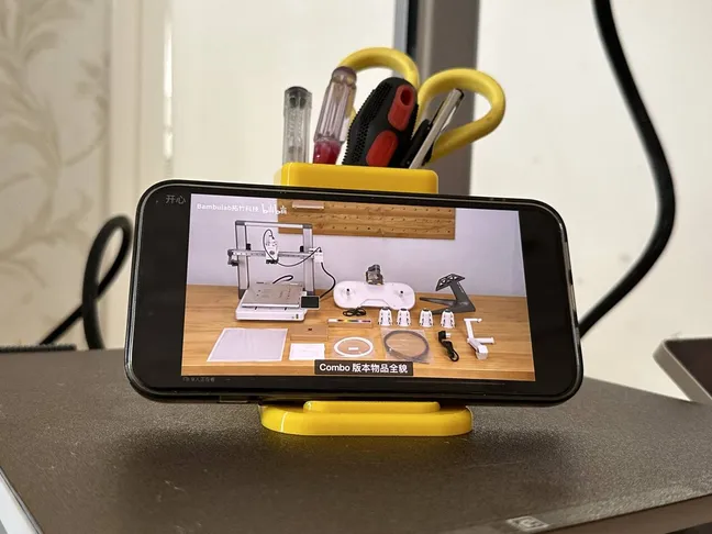PPT Pen Holder (Phone Stand Pen Holder PPT holder) by Fourss - MakerWorld