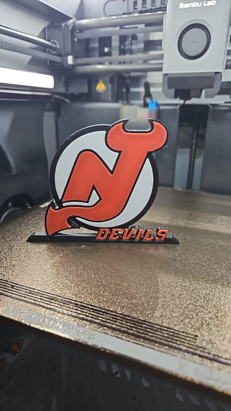 New Jersey Devils Table Stand by 5kyrunn3r MakerWorld: Download Free 3D ...