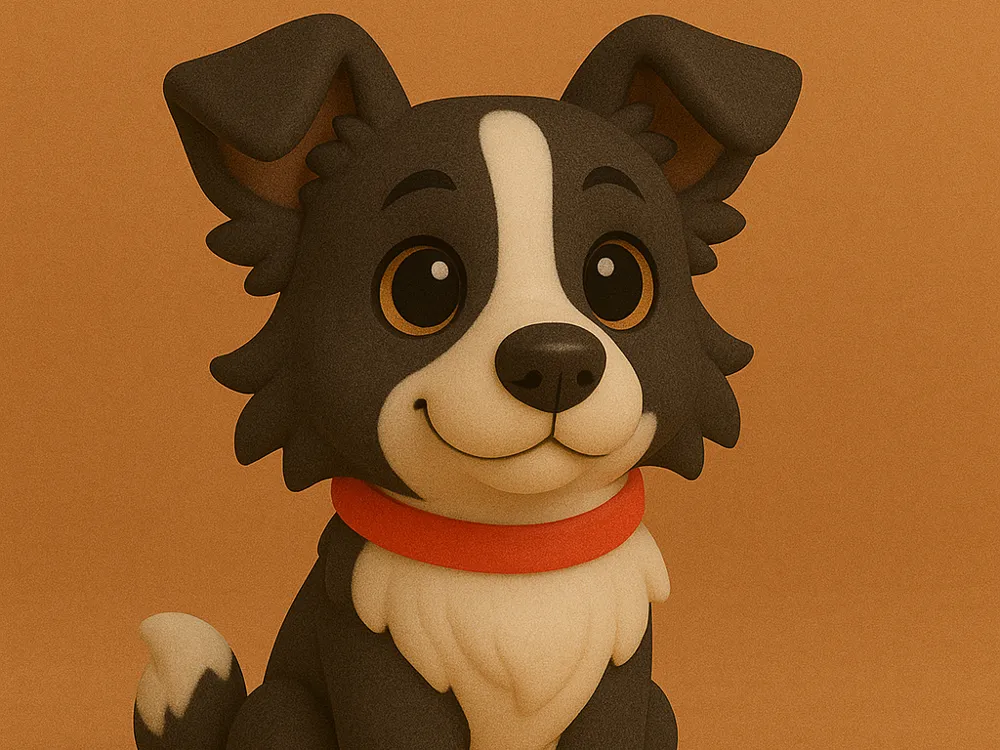 Border Collie Dog Model by Pablo Printcasco MakerWorld: Download Free ...