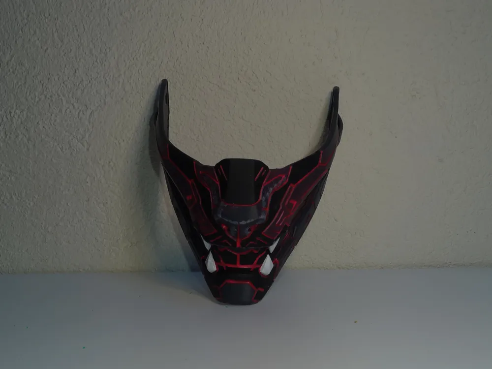 TDC OniForge – Cyber Panther Half-Face Mask - Free 3D Print Model ...