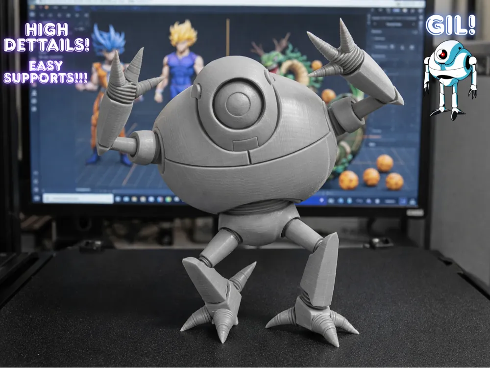 Little cyborg robot - Free 3D Print Model - MakerWorld