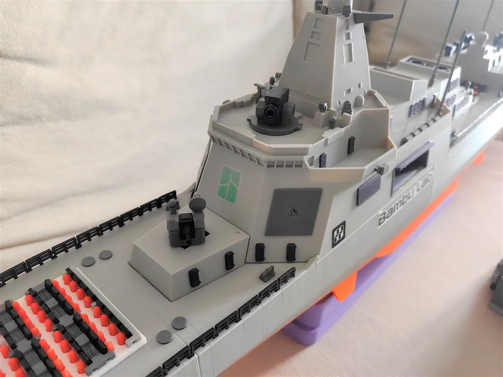 3Dプリント 055駆逐艦-CyberBrickリモコン版 - 無料3Dモデル -MakerWorld