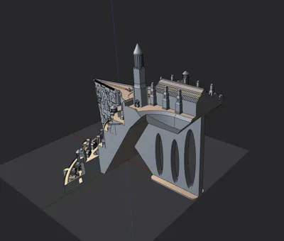 Bambu Tirith - A Minas Tirith Book Nook Tribute by The Ingenious Tinkerer MakerWorld: Download ...