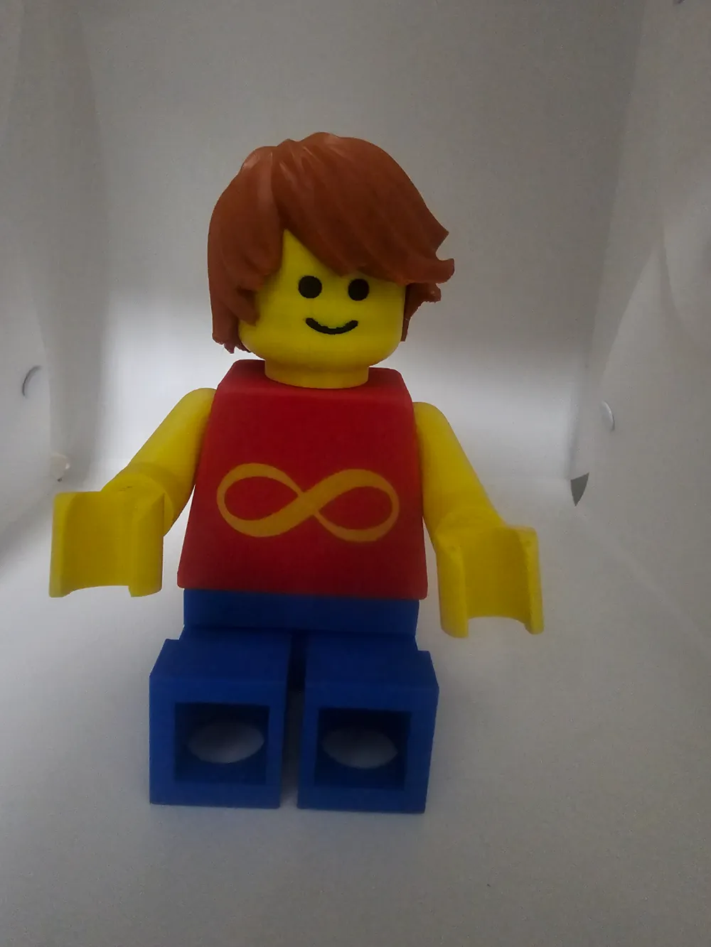 Brick Figure 5:1 Scale Golden Infinity Symbol by Print this/Print that ...