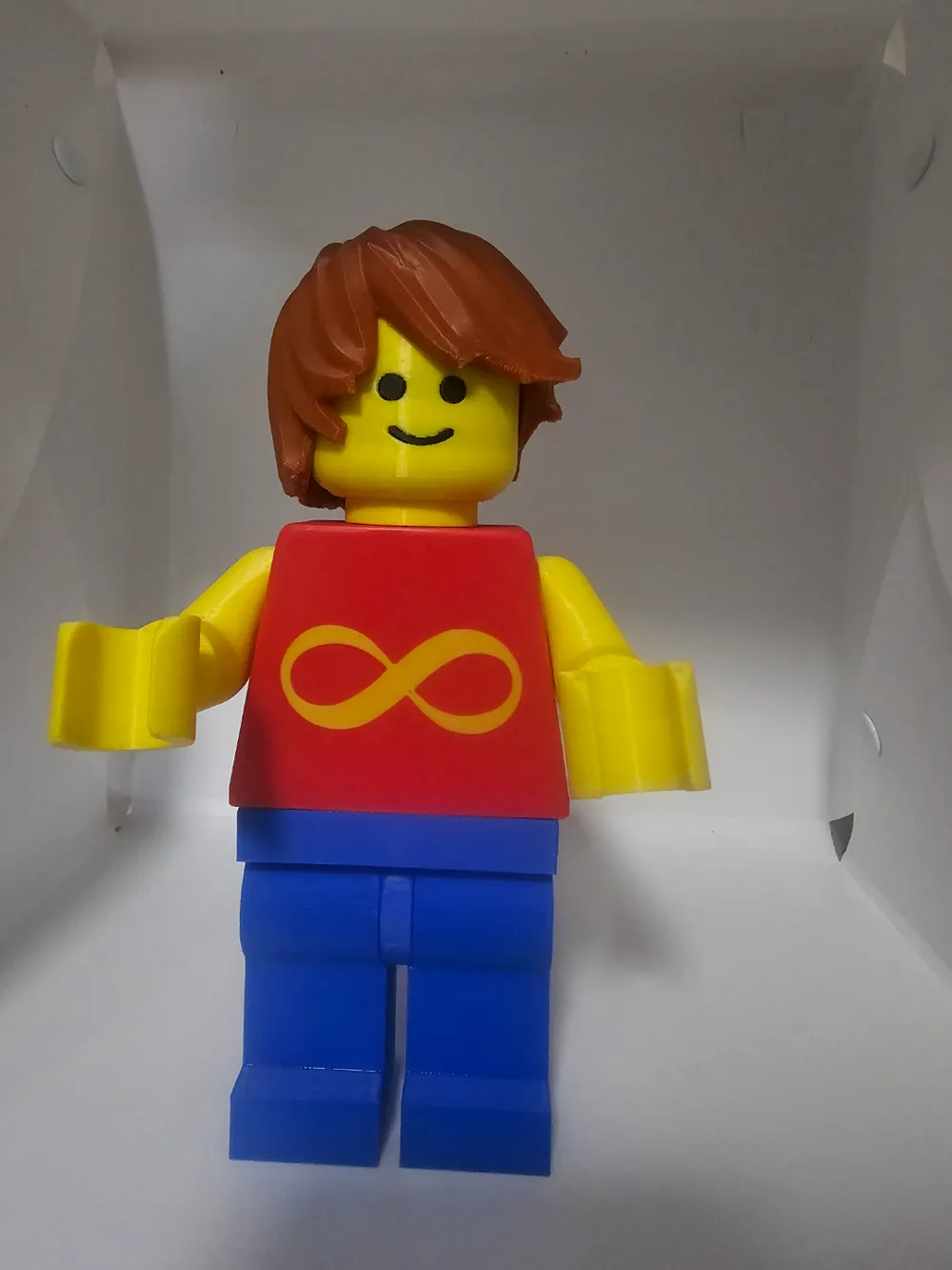 Brick Figure 5:1 Scale Golden Infinity Symbol by Print this/Print that ...