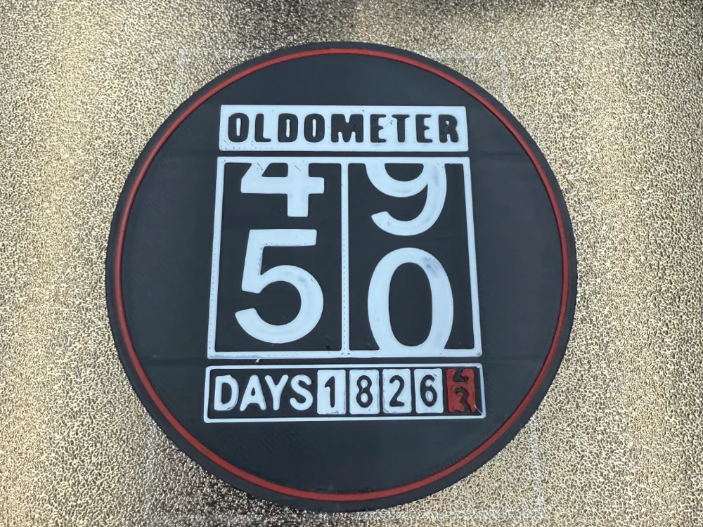 OLDOMETER 49/50 COASTER by 3Dprinting4fun - MakerWorld