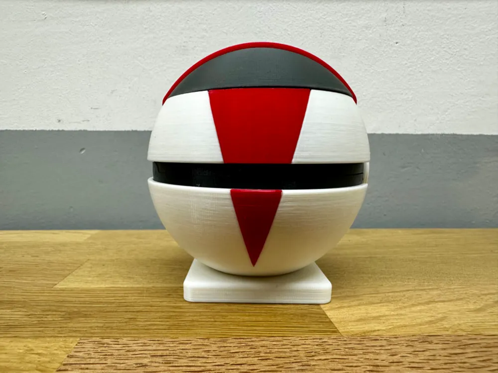 Timer Ball - Pokeball - Pokemon - Fully Functional - Free 3D Print ...