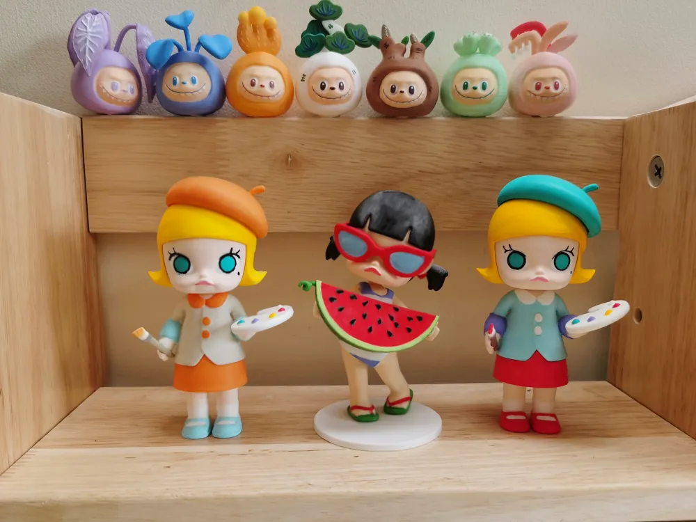 POPMART Summer Watermelon Jasmine Molly (Separate Parts, Single & Multi ...