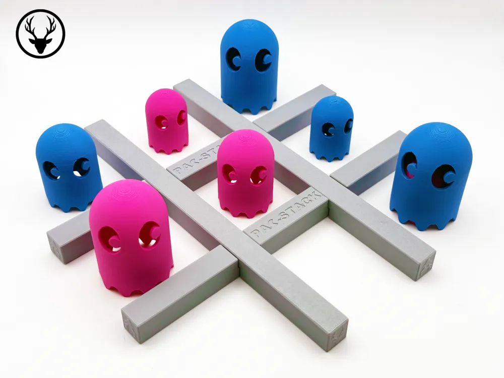 PAC-STACK: Tic Tac Toe levelled up! by Stag 3D MakerWorld: Download ...