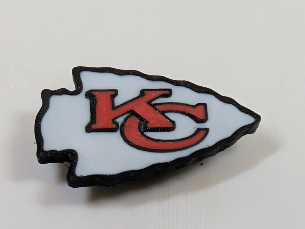 Kansas City Chiefs Croc Shoe Charm (Jibbitz) by sidbarret007 - MakerWorld