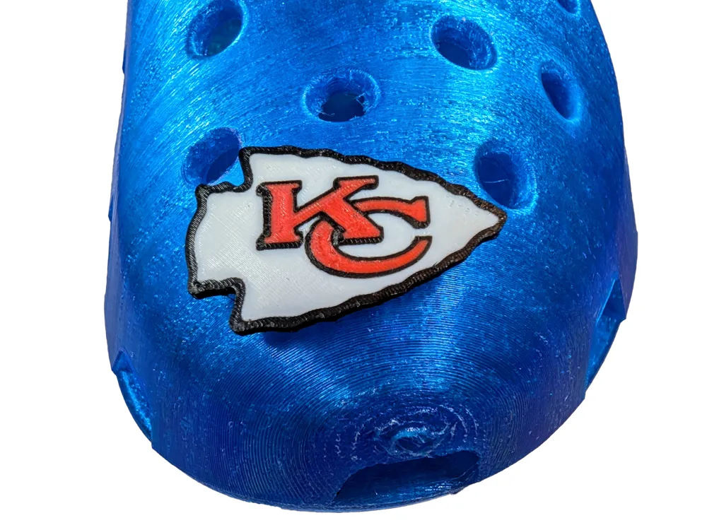 Kansas City Chiefs Croc Shoe Charm (Jibbitz) by sidbarret007 - MakerWorld