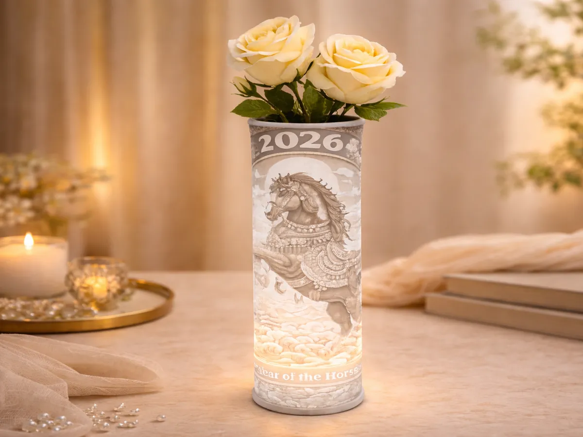 Vaso a Litofania L'Anno del Cavallo - Modello di stampa 3D gratuito ...