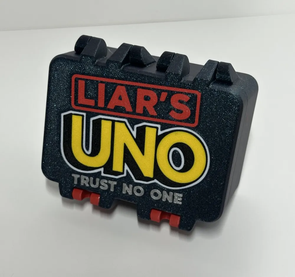 Liar's UNO - Card Box - SnapLock Ed. - Free 3D Print Model - MakerWorld