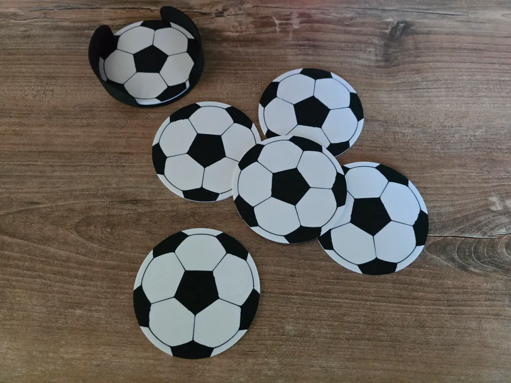 Coaster Soccer Ball by Neggan - MakerWorld
