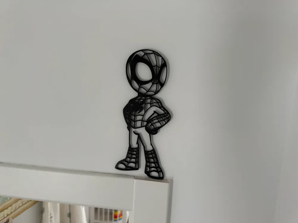 Spiderman Spidey Standing Wall Decoration by OliPix Creative Lab by ...