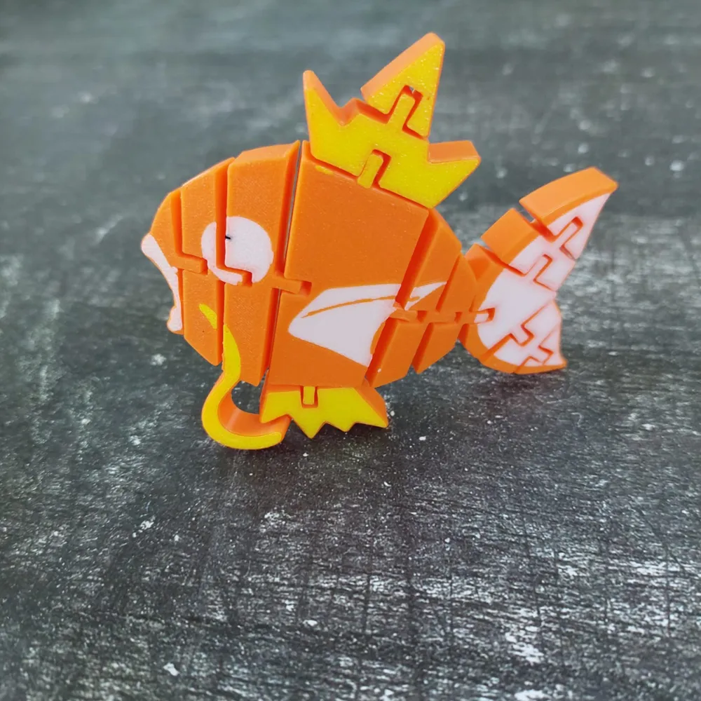 Magikarp articulated - flexi pokemon by 3derjwz MakerWorld: Download ...