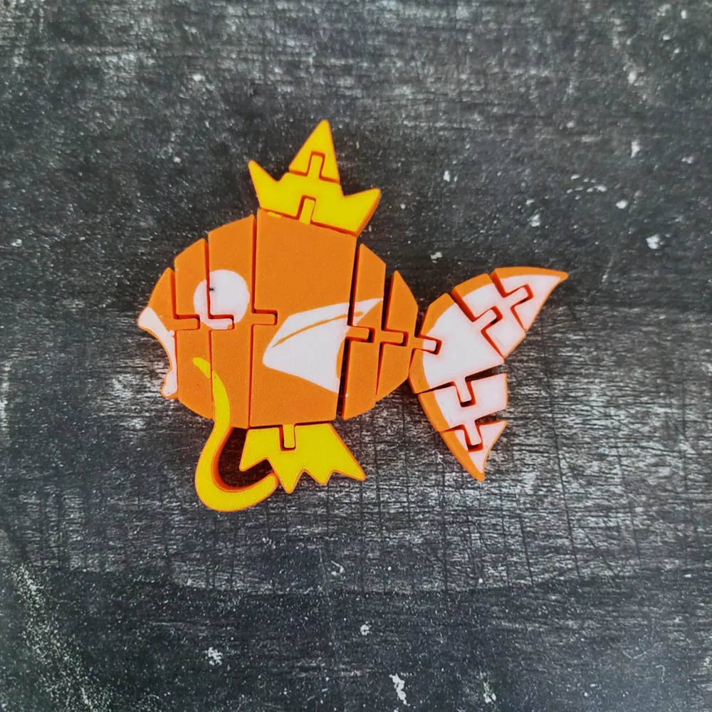 Magikarp articulated - flexi pokemon by 3derjwz MakerWorld: Download ...