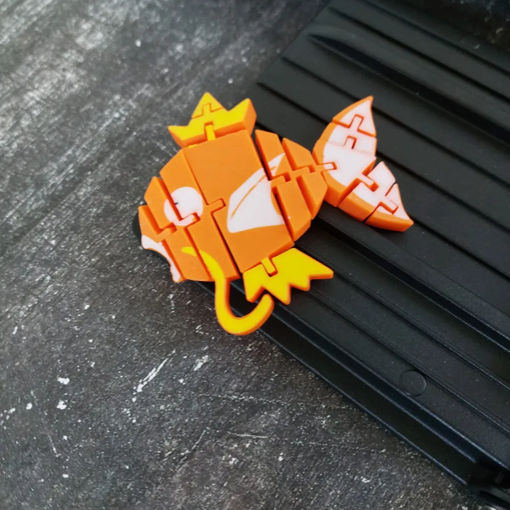 Magikarp articulated - flexi pokemon by 3derjwz MakerWorld: Download ...