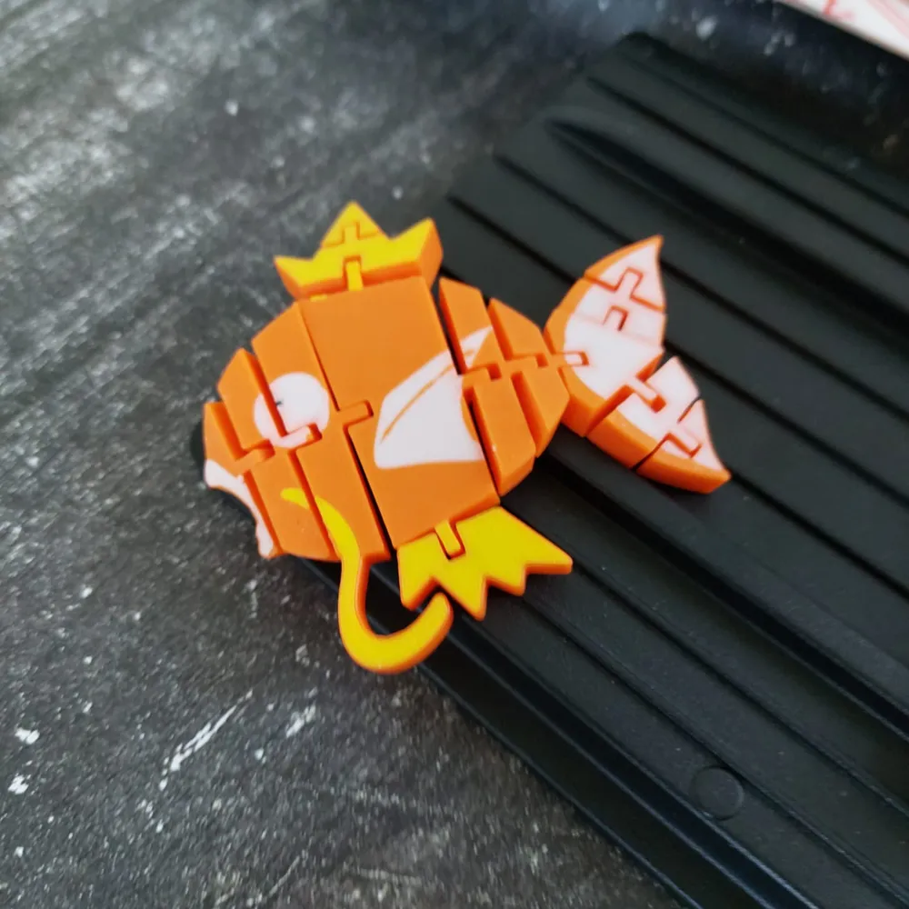 Magikarp articulated - flexi pokemon by 3derjwz MakerWorld: Download ...
