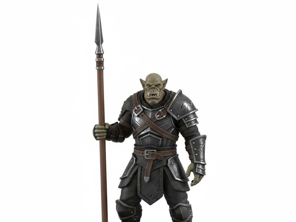 Orc Sentry - Standing Guard - Free 3D Print Model - MakerWorld