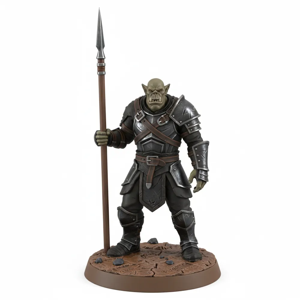 Orc Sentry - Standing Guard - Free 3D Print Model - MakerWorld