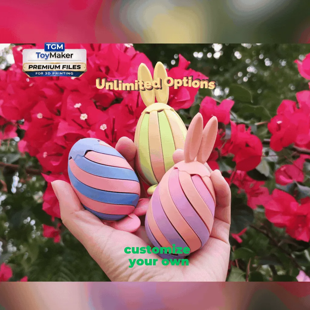 Easter Egg Customizer (Craft Your Own) passthrough - Free 3D Print ...