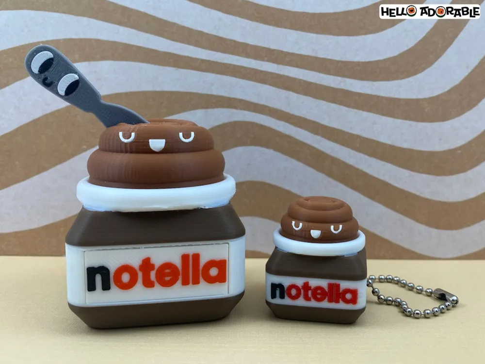Notella Hazelnut Clicker Fidget Toy by helloadorable MakerWorld: Download Free 3D Models