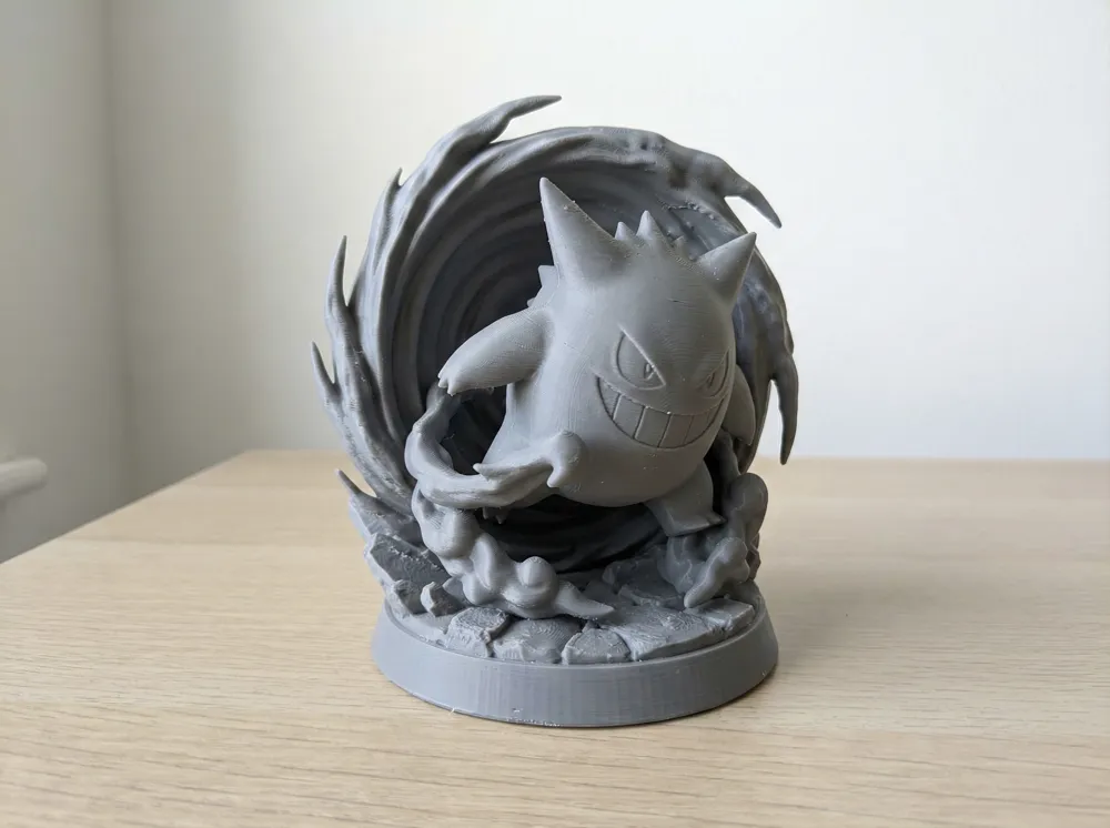 Shadow Portal Gengar Diorama - Free 3D Print Model - MakerWorld